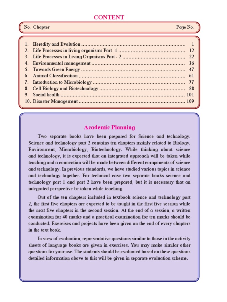 SSC 10th Class Science Text Book Part 2 | PDF | Cellular Respiration ...