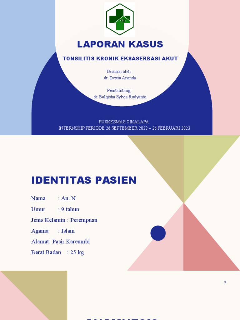Penularan Tonsilitis Melalui Ciuman | PDF