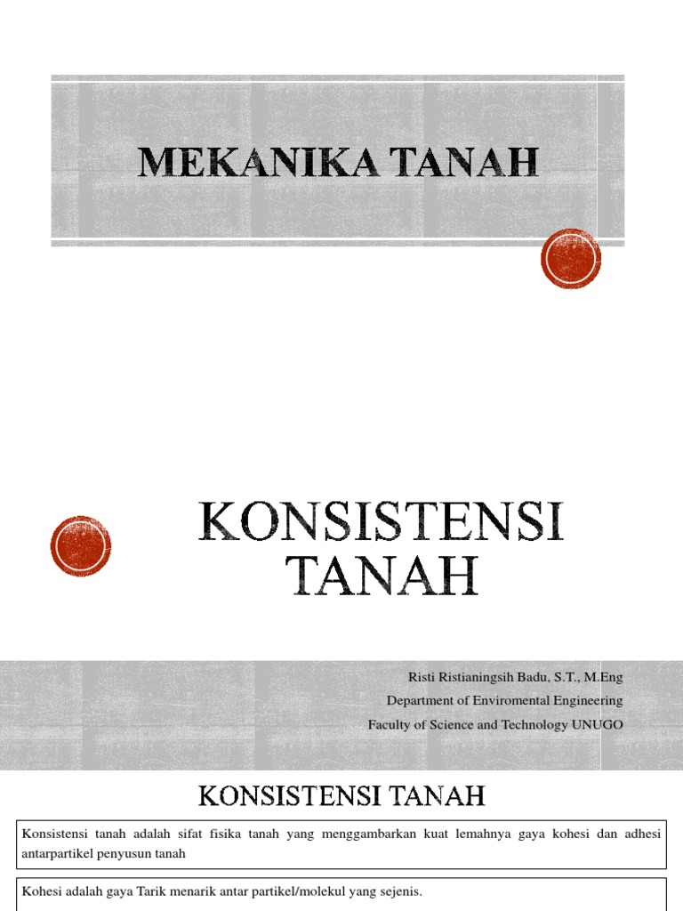 Konsistensi Tanah | PDF