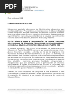 Carta Circular Num. 28 2022 2023 Firmado | PDF | Enseñando | Educación ...