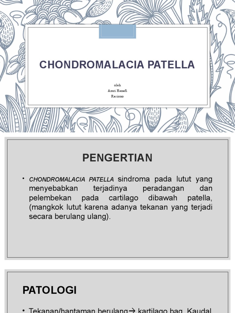 Chondromalacia Patella | PDF