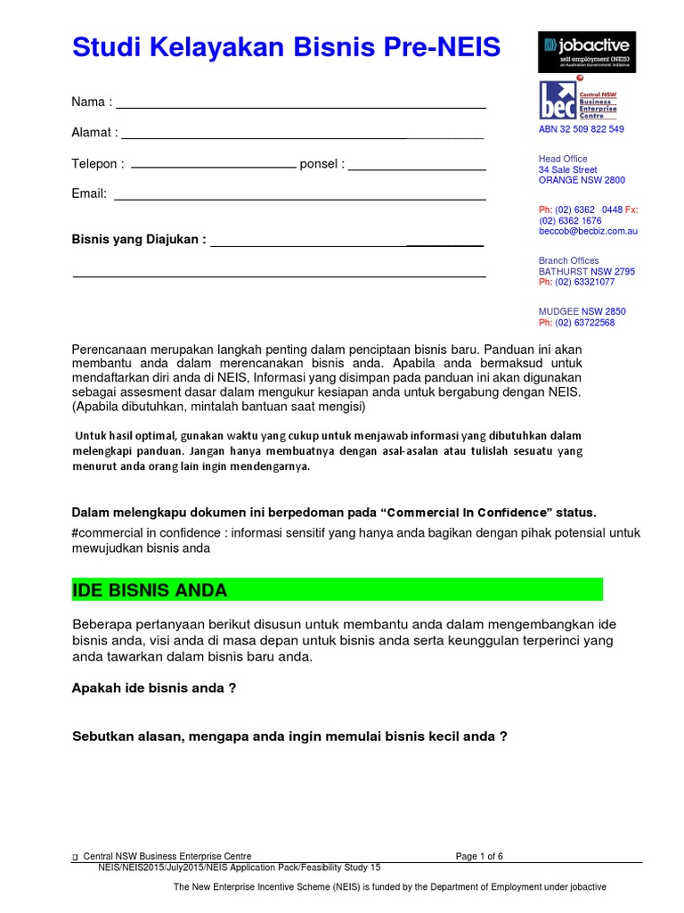 Pre Feasibility Study | PDF