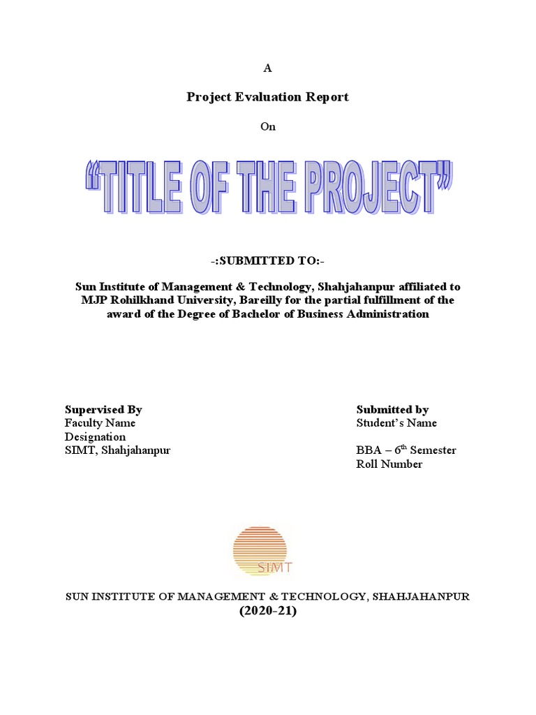 Market Survey Project Report | PDF | Academia