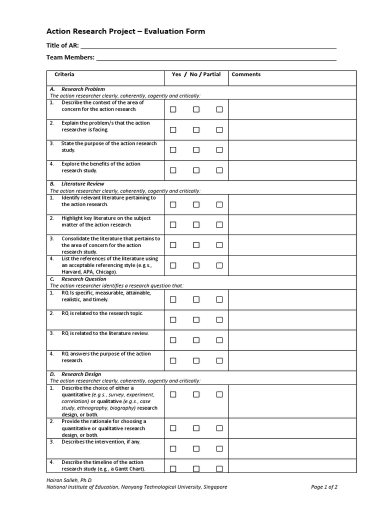 AR Checklist | PDF | Qualitative Research | Quantitative Research