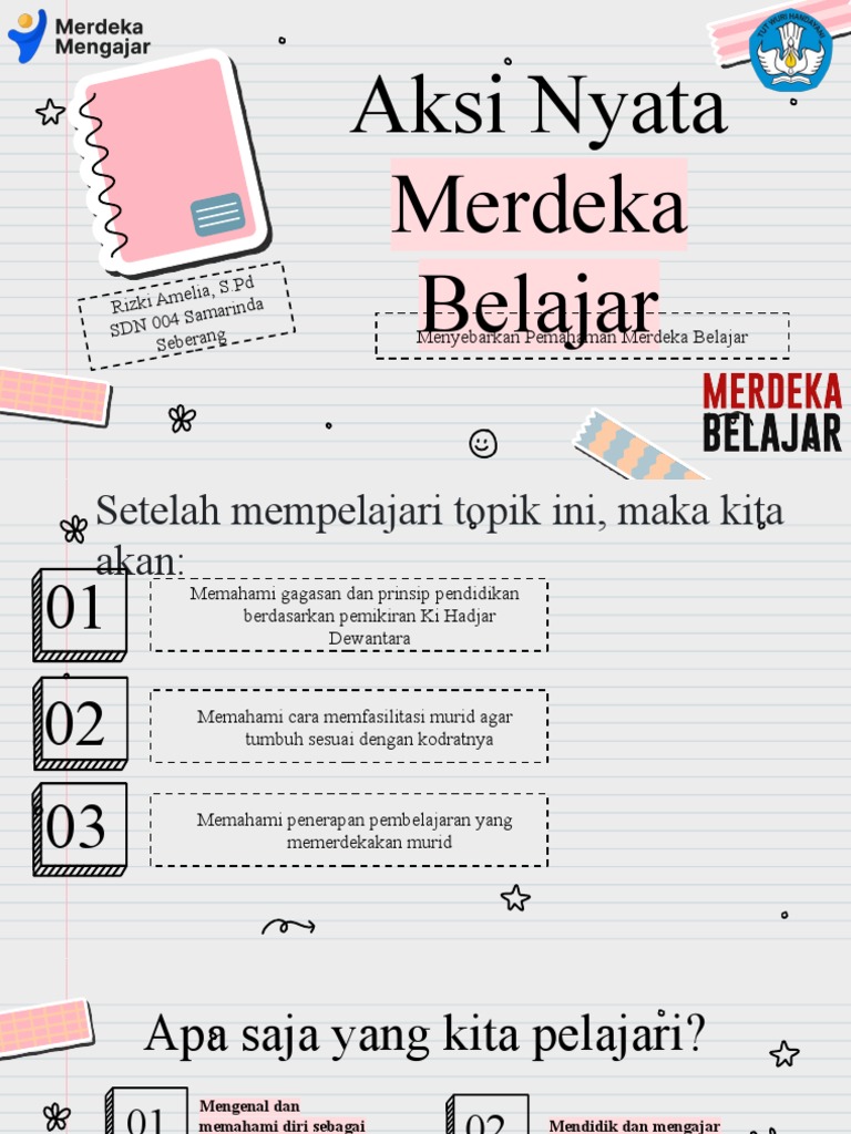 Aksi Nyata Merdeka Belajar Rizki Amelia | PDF