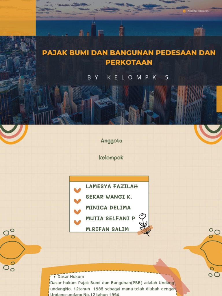 Panduan PBB Perdesaan dan Perkotaan | PDF | Bisnis | Pengelolaan Keuangan & Uang