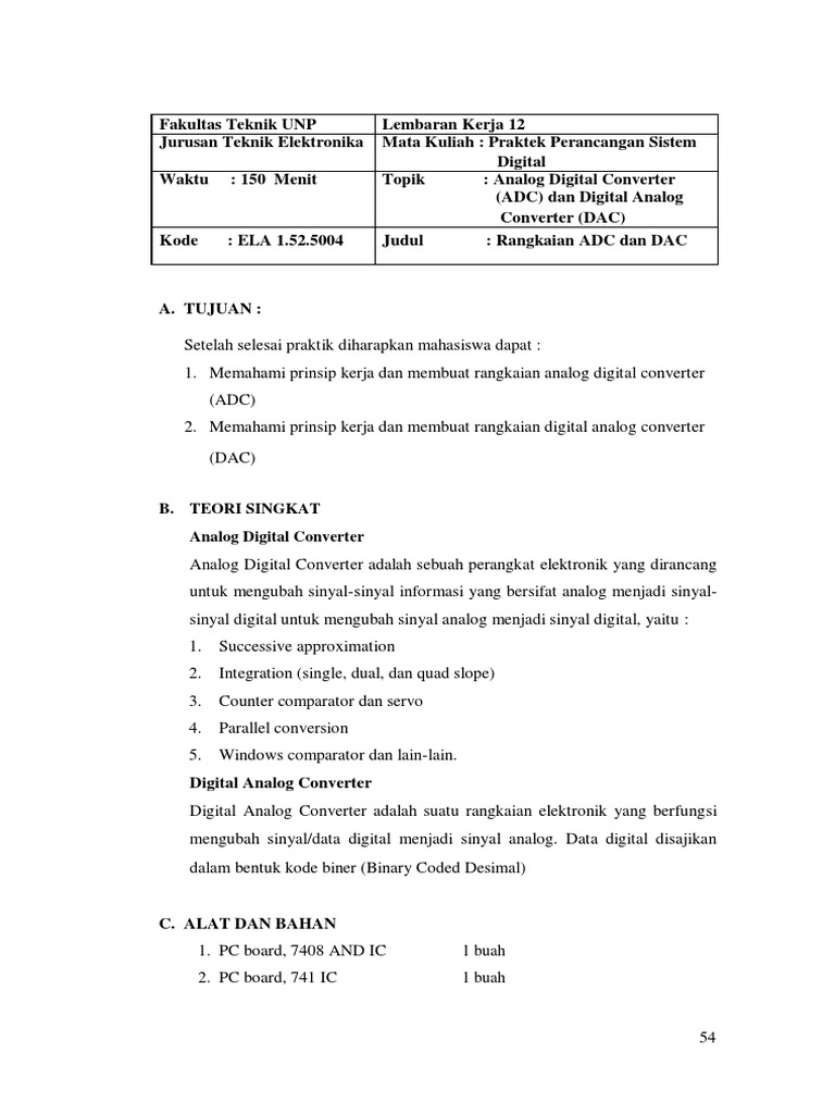 Job 12 ADC DAC PDF