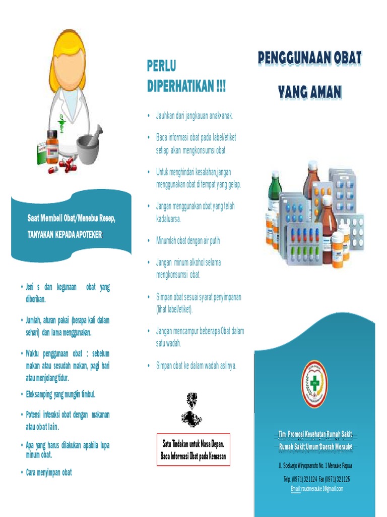LEAFLET Penggunaan Obat Yang Aman Rev | PDF