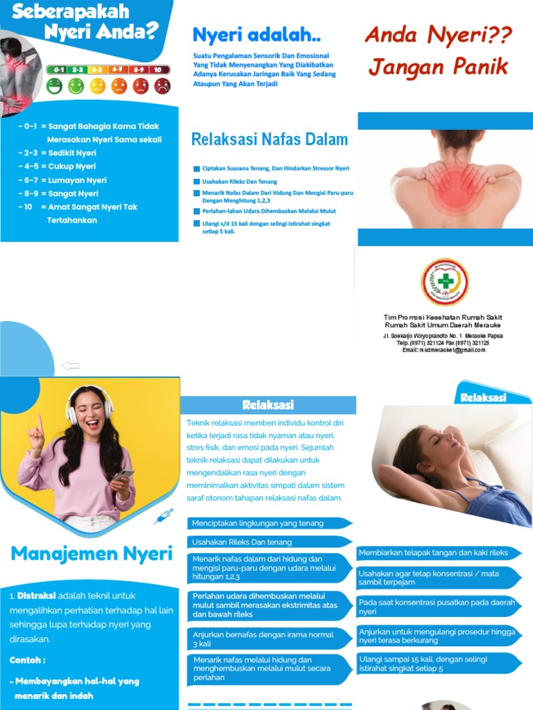 Leaflet Manajemen Nyeri QR | PDF