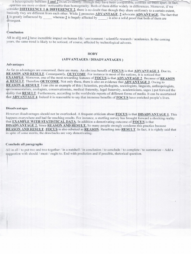Essay Templates For Ielts Pdf