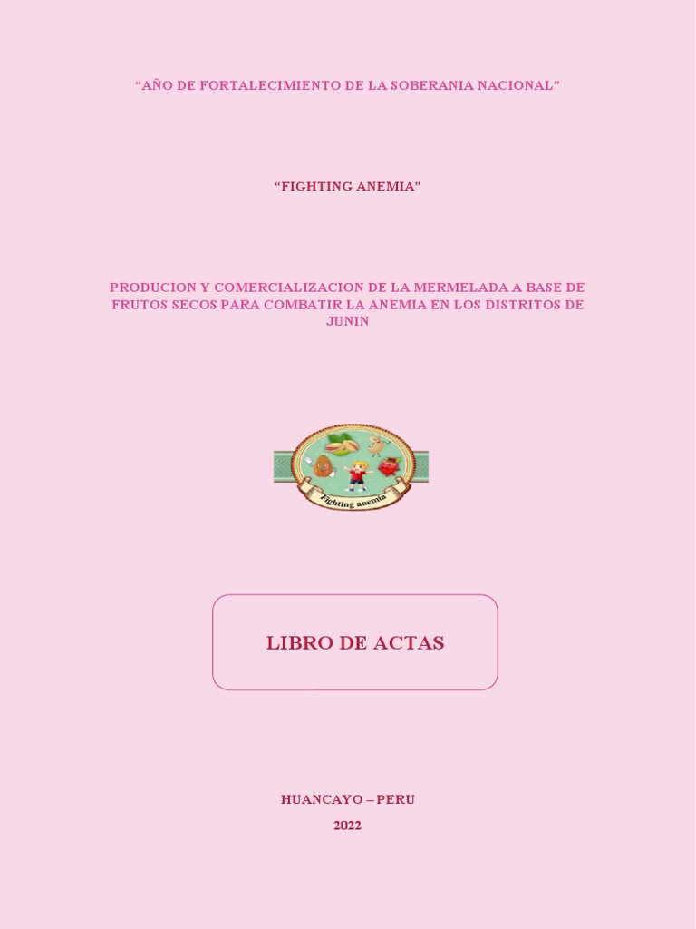 Libro de Actas | PDF