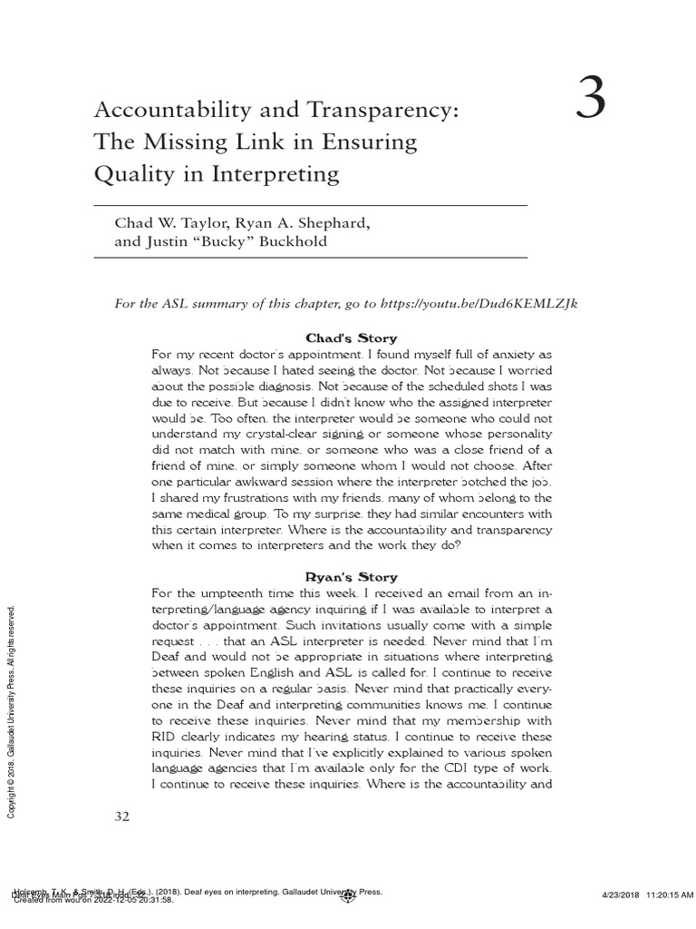 Deaf Eyes On Interpreting - (Part 1 Seeing The Issues Through Deaf Eyes ...