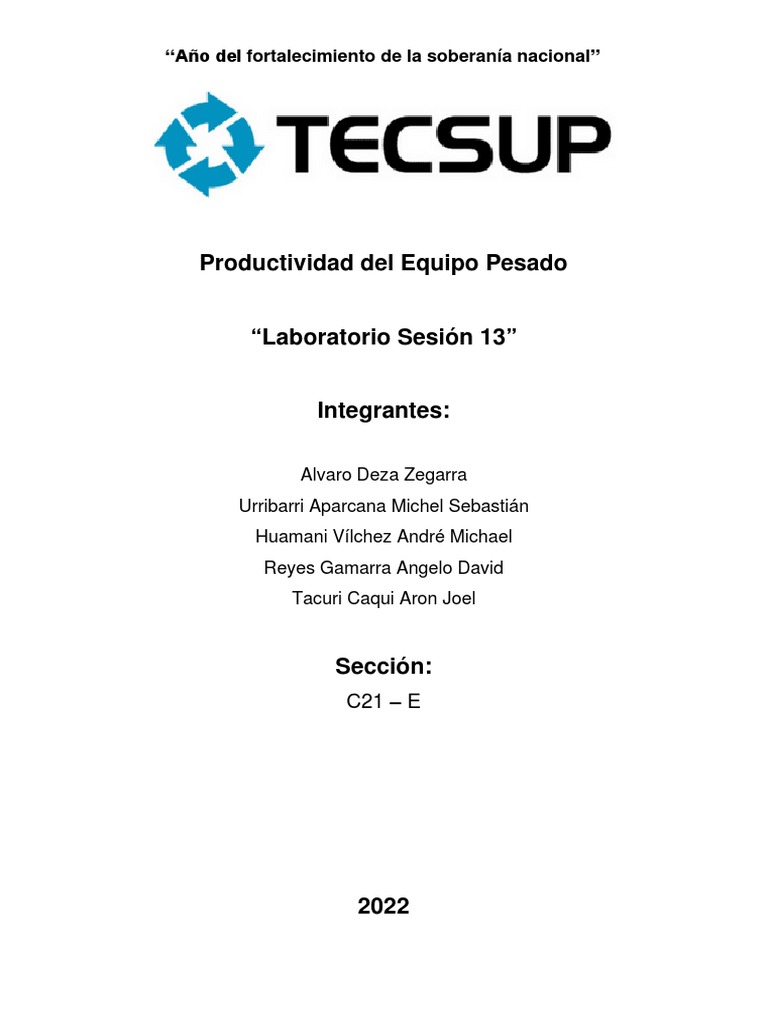 C21E Laboratorio13 Grupo2 | PDF