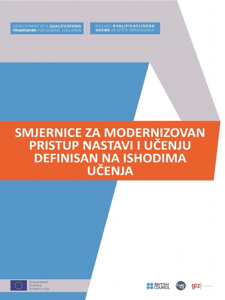 Smjernice Za Modernizovan Pristup Nastavi | PDF