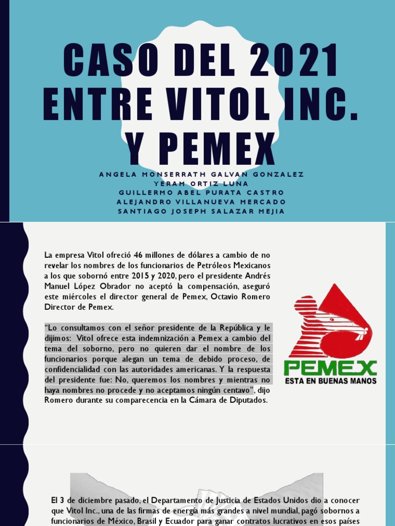 Caso Del 2021 Entre Vitol Inc | PDF
