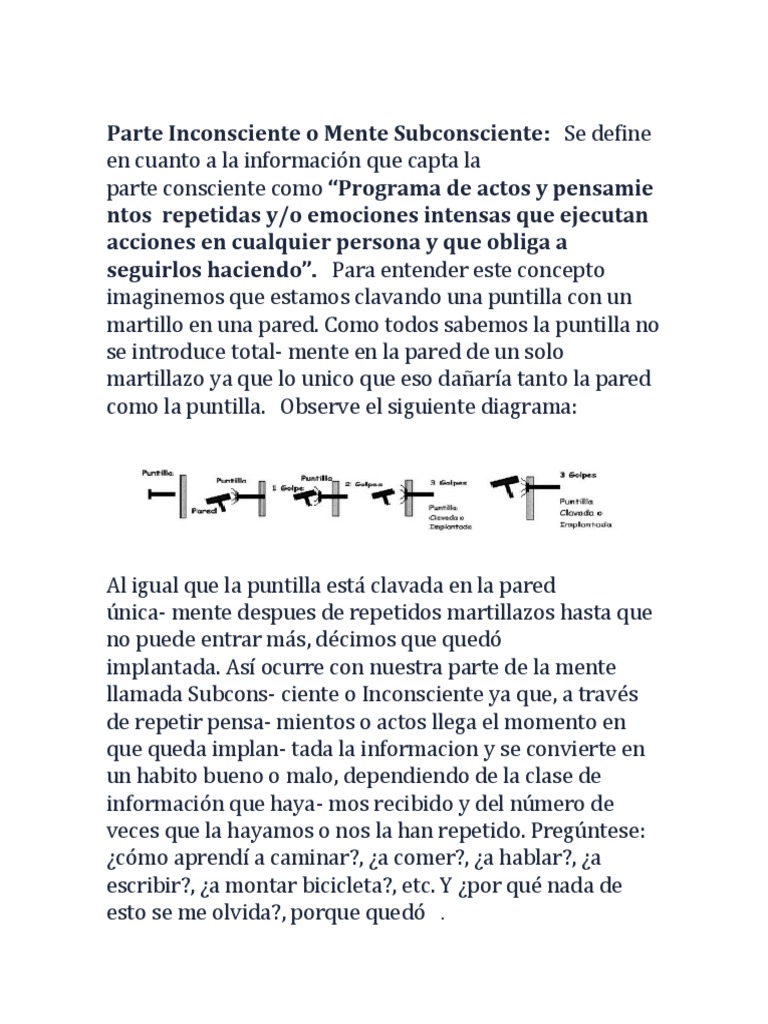 4 Leyes Subconcientes | PDF | Mente | Glucocorticoides