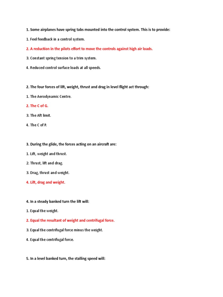 Spring Tabs in Aircraft Control Systems | PDF | Flight Dynamics (Fixed ...