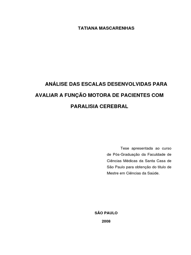 Silo - Tips Analise Das Escalas Desenvolvidas para Avaliar A Funao ...
