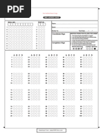 OMR Sheet Generator | PDF | Tests | Standardized Tests