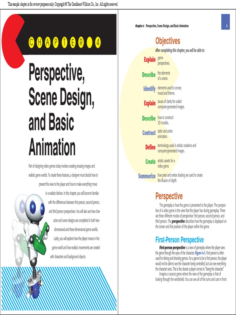 Perspective, Secne Design, and Basic Animation | PDF | Pixel | Image Resolution