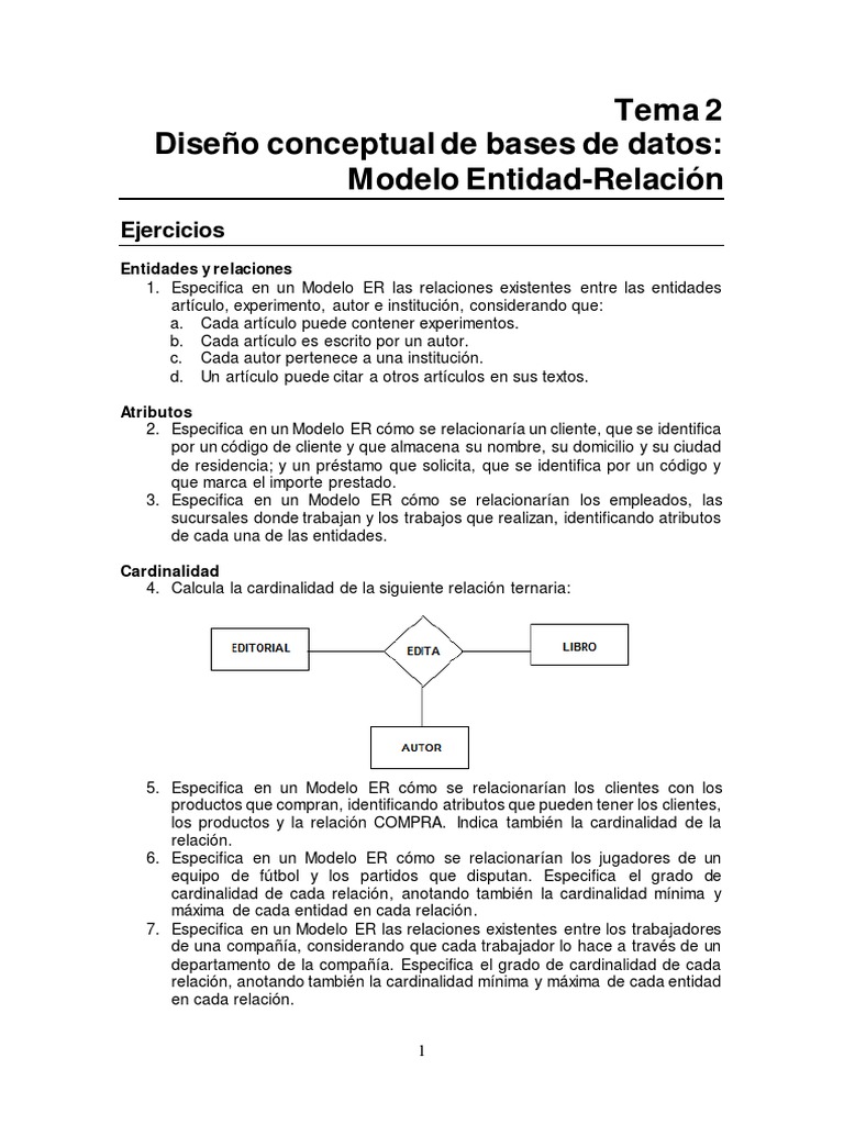Tema 2 Ejercicios | PDF | Dieta | Alimentos
