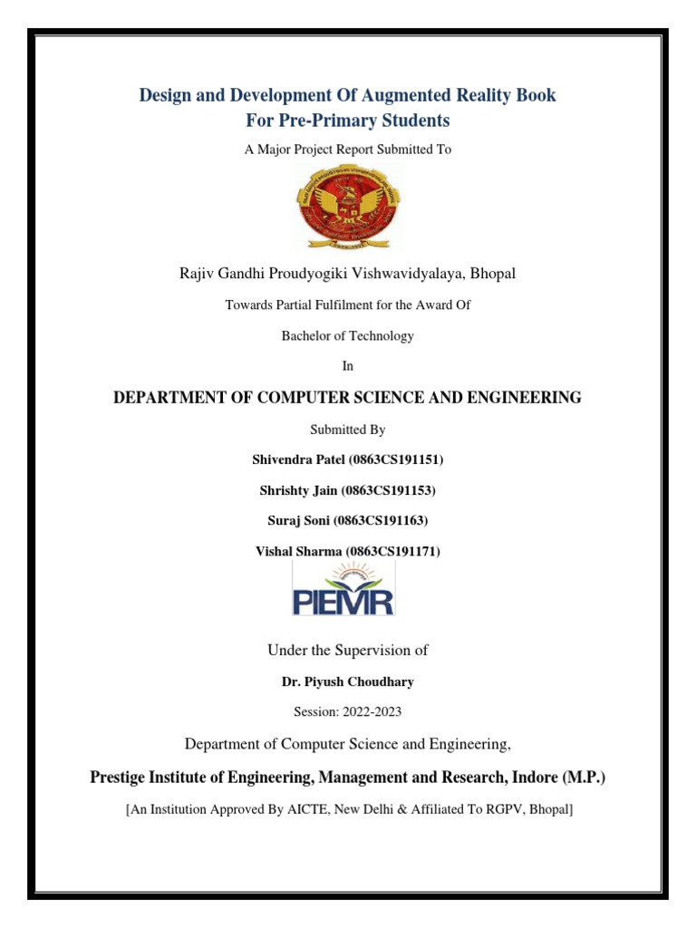 Final AR BOOK REPORT | PDF | Augmented Reality | Smartphone