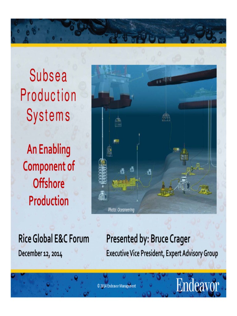 Subsea 1 | PDF | Subsea (Technology) | Offshore Drilling