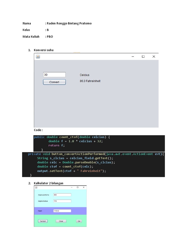 Raden R Bintang - Tugas 10 - Pbo | PDF | Computing | Software Engineering
