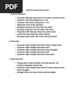 SOP Barista | PDF | Griya & Taman | Kesehatan Holistik