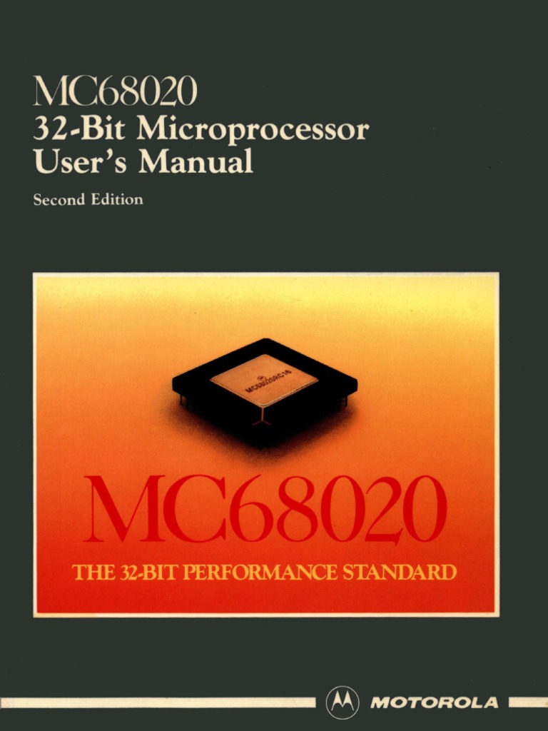 MC68020 32-Bit Microprocessor User's Manual | PDF | Instruction Set ...