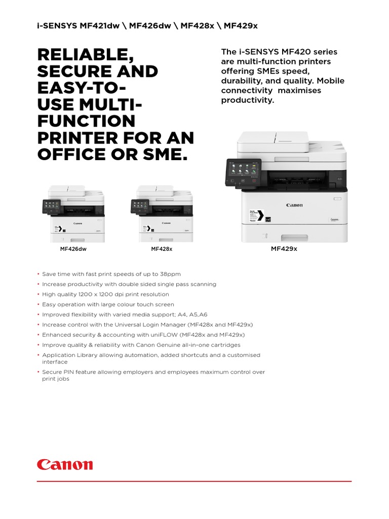 636586180673222400DC I Sensys mf420 Eu | PDF | Image Scanner | Printer ...