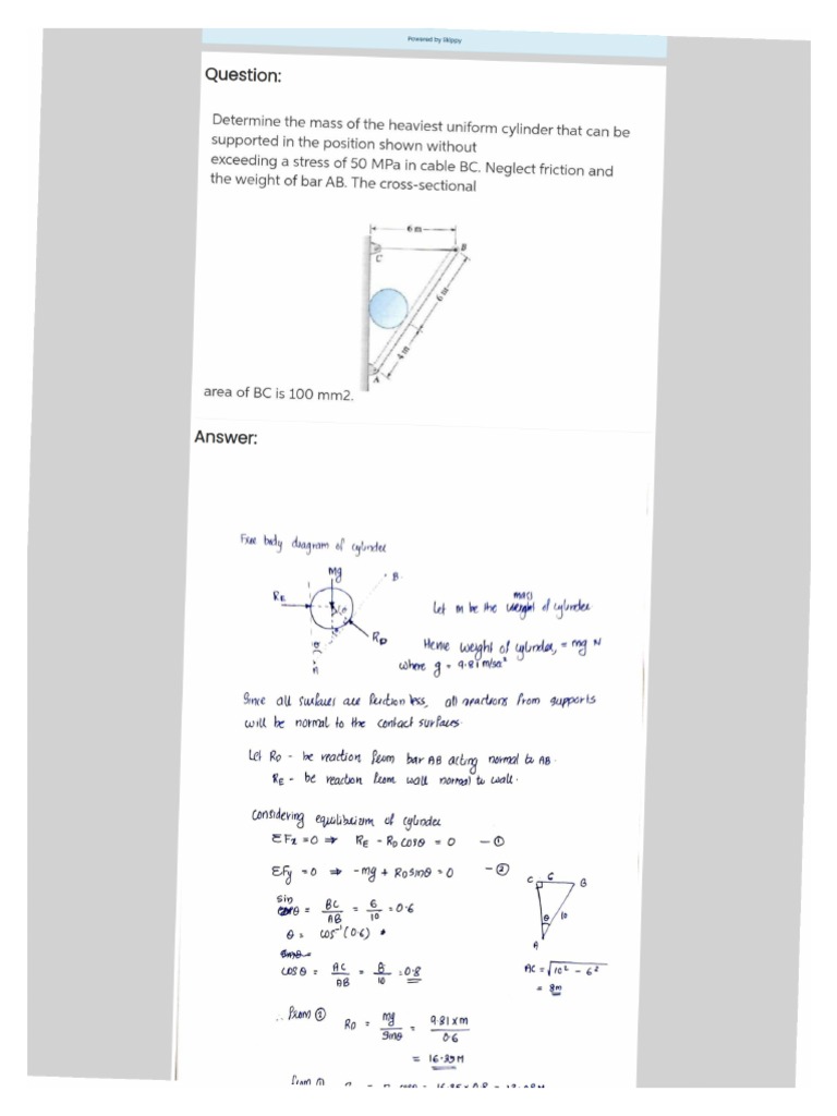 Mec32p-2 Mod Exam 1 Estores | PDF | Beam (Structure) | Stress (Mechanics)