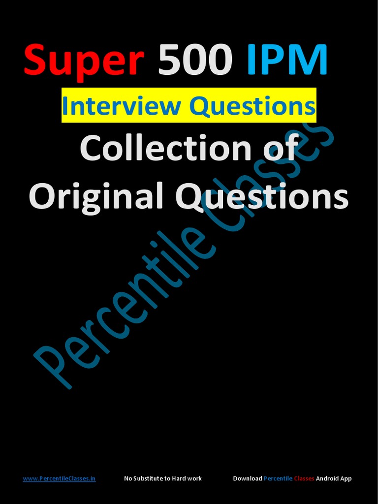 Super 500 Interview Questions | PDF | Logarithm | Area