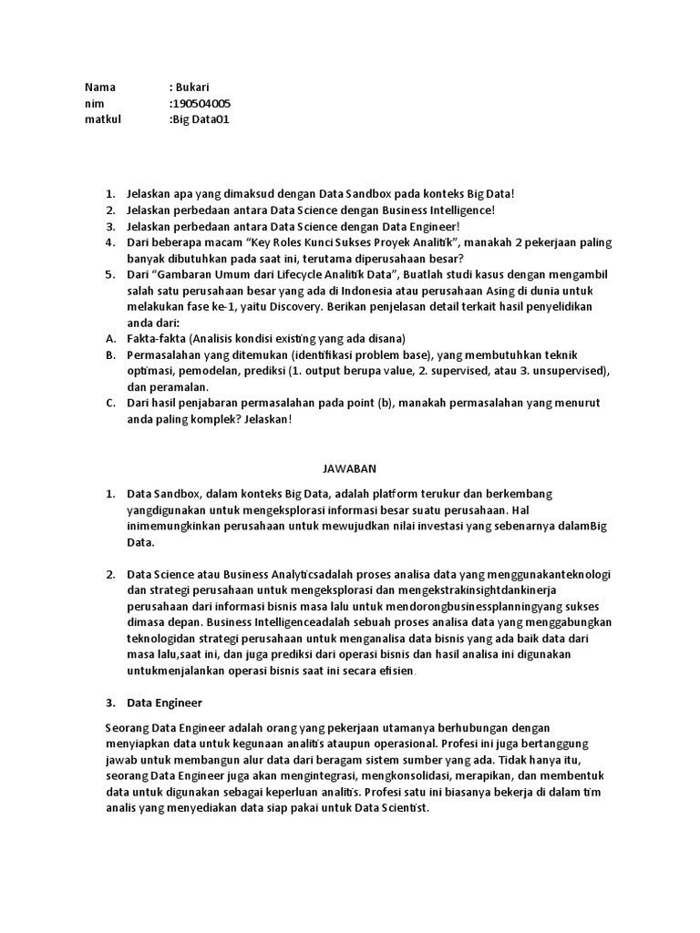 Tugas Big Data | PDF