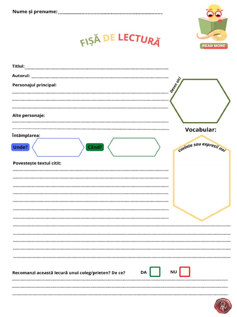 Fisa de Lectura Cl. III | PDF