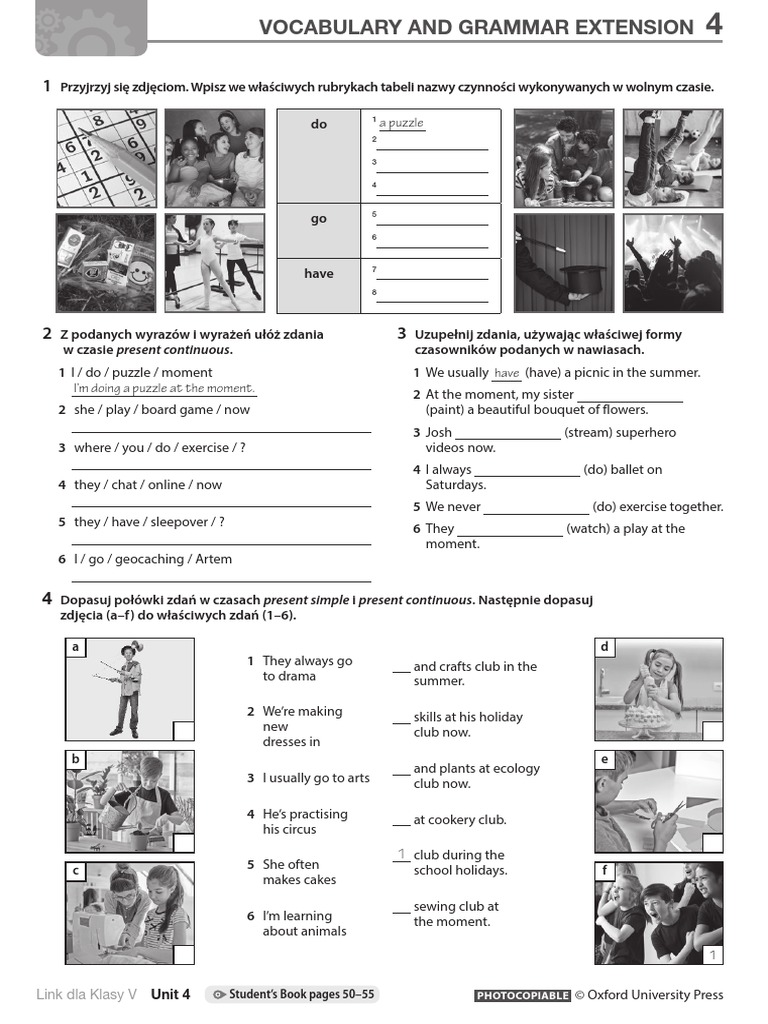 Link L5 U4 Extension Ws | PDF