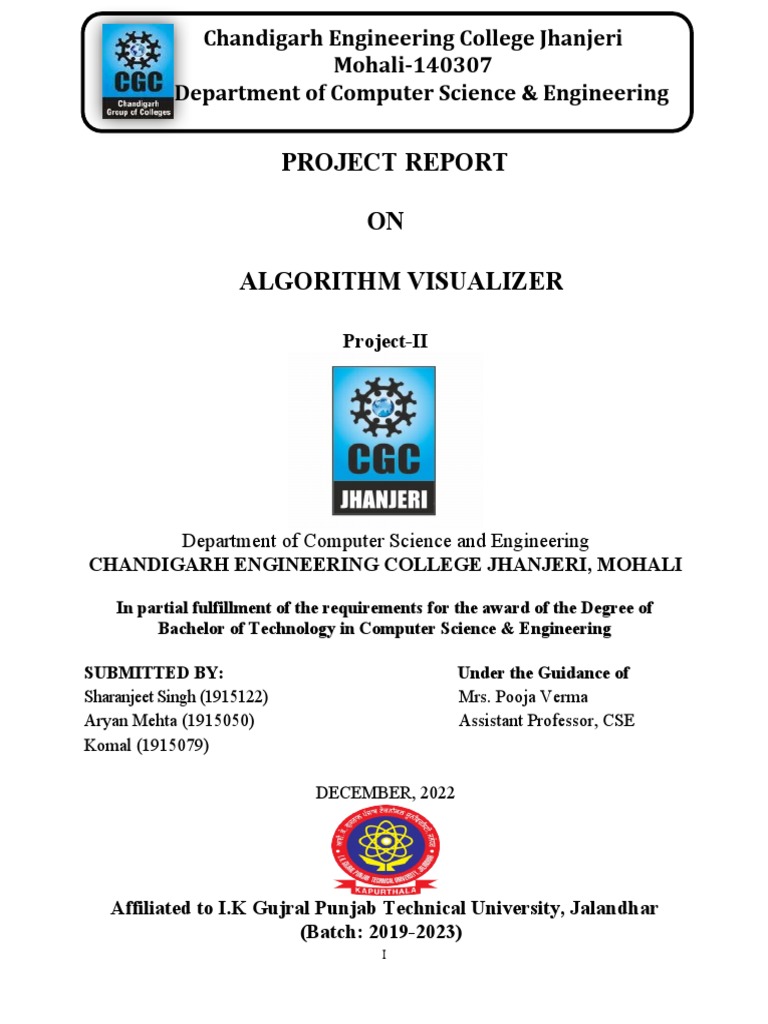 Project-II Final Report | PDF | Visualization (Graphics) | Software Engineering