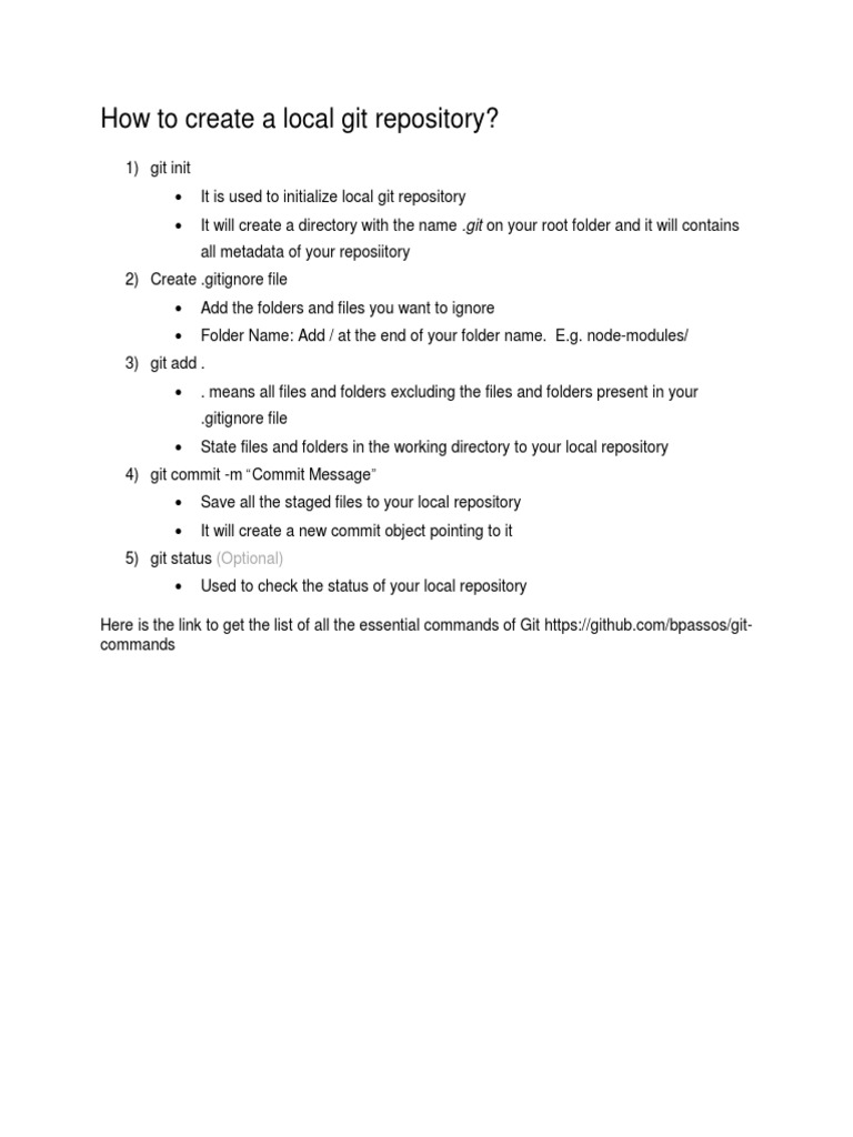 1 Create Local Repository | PDF 1 Create Local Repository | PDF