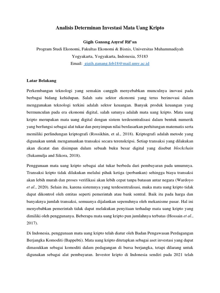 Contoh Proposal - Data Primer | PDF