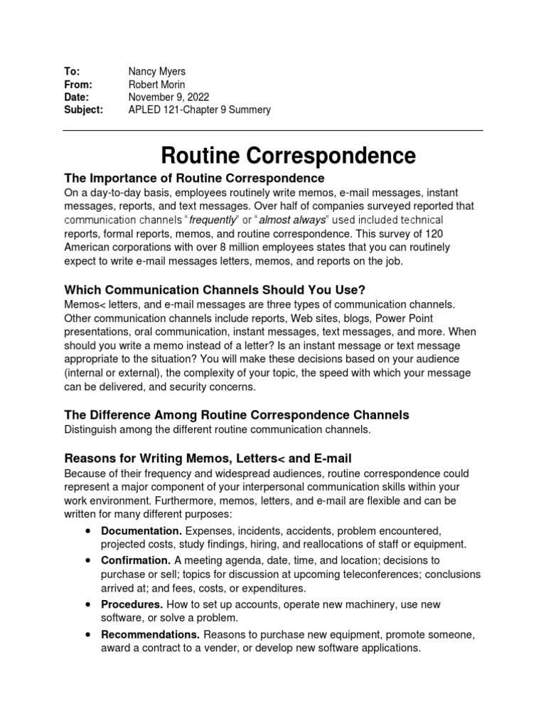 Apld121 Chapter 9 Summery | PDF | Instant Messaging | Text Messaging