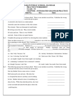 Worksheet For Class 9 - Integrated Grammar | PDF | Linguistics ...