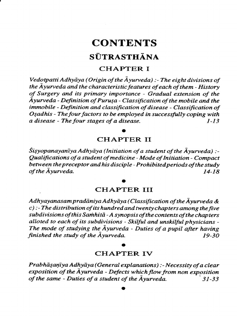 Sushruta Samhita - Vol. 1 | PDF