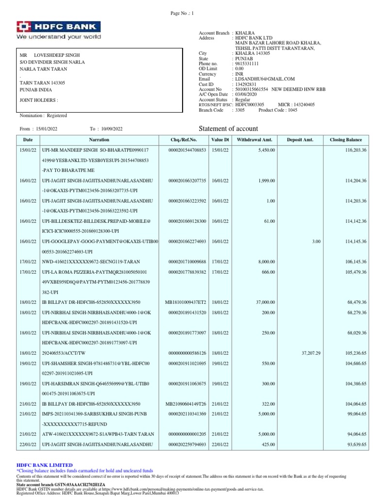Acct Statement XX1554 10092022 | PDF | Payments | Business