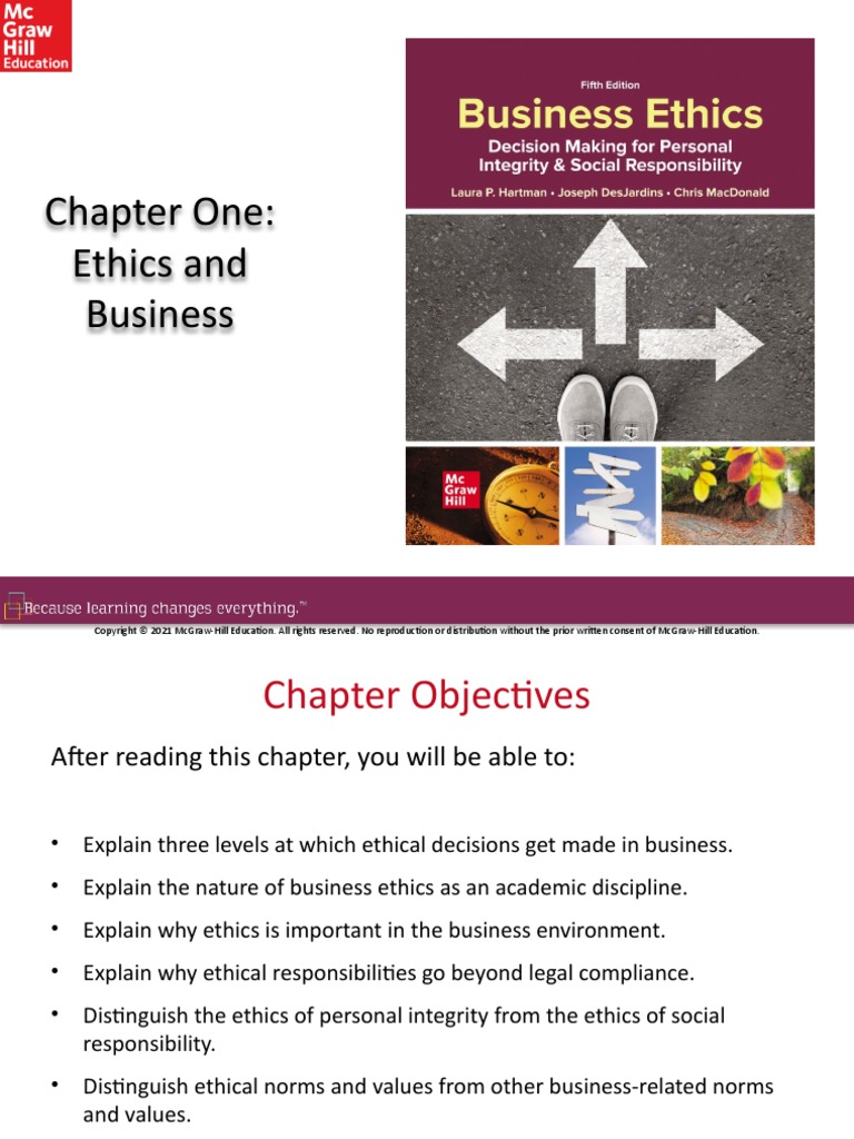 Hartman 5e Accessible PPT Ch01 Rev | PDF | Morality | Business Ethics