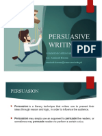 A F O R E S T: Persuasive Techniques Handout | PDF | Mnemonic | Question
