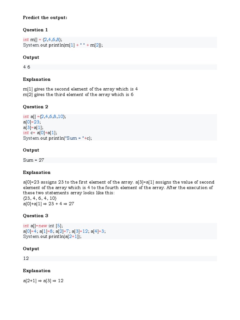 Arrays Pdf Array Data Structure Mathematical Logic