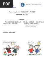 Parteneriat Grădiniță-Familie | PDF