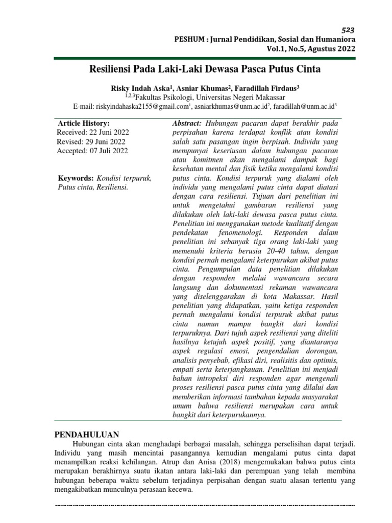 PESHUM 61 (Risky Indah Aska) | PDF