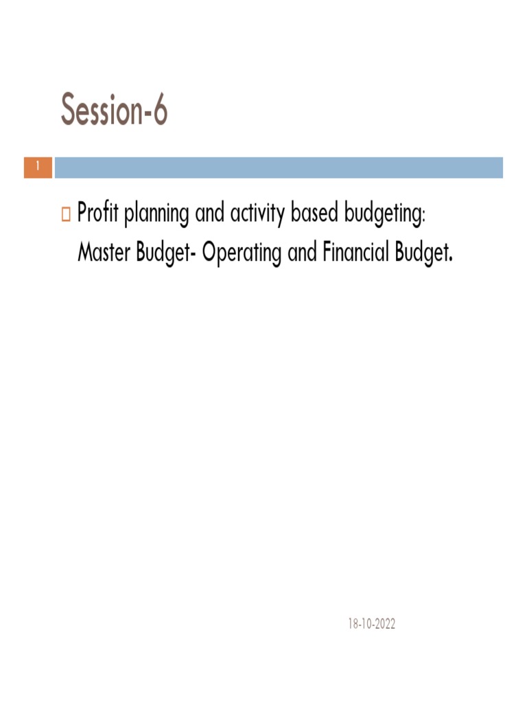 Self-Imposed Budgeting Insights | PDF | Budget | Inventory