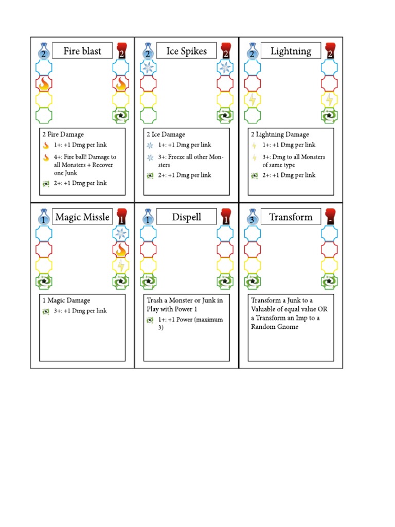 Spell Cards | PDF